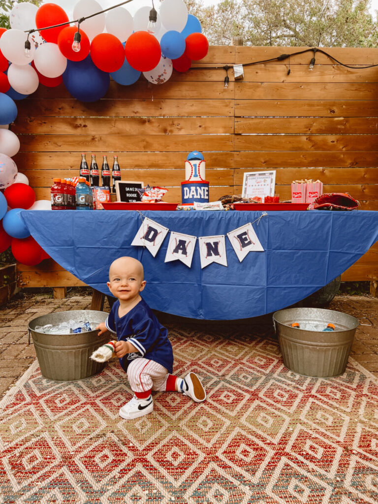 Dane's 1st Birthday: Rookie Year - Teach Me Style - A style, beauty and ...
